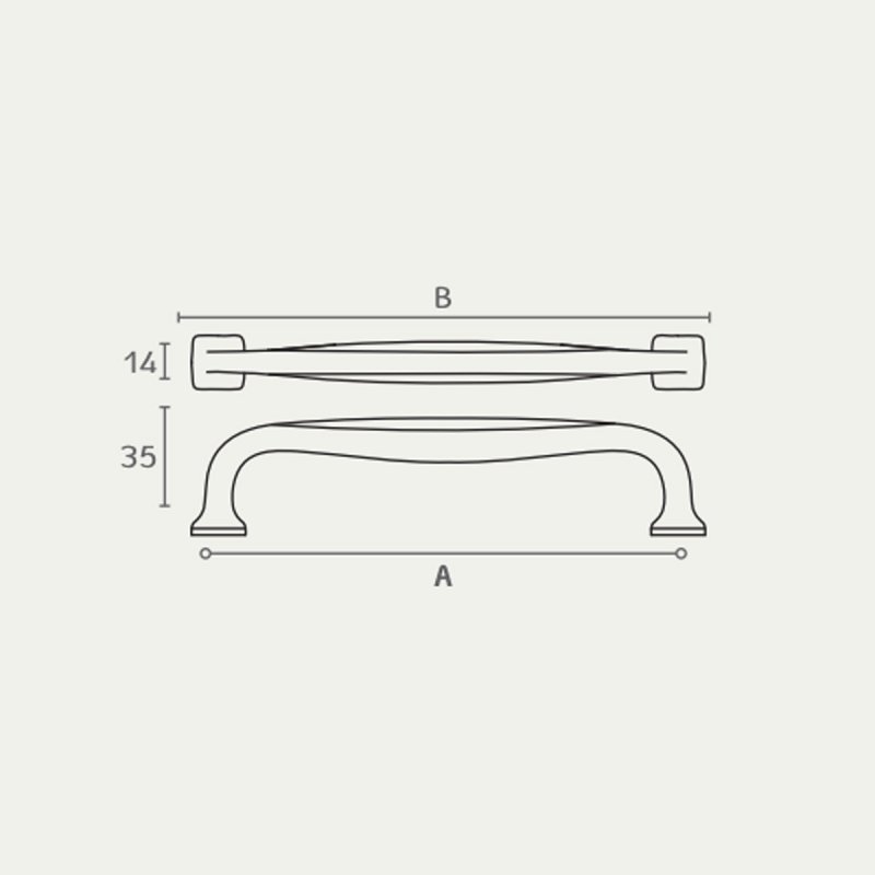 ידית חת מעוצבת דגם 5352 | עוז פרזול